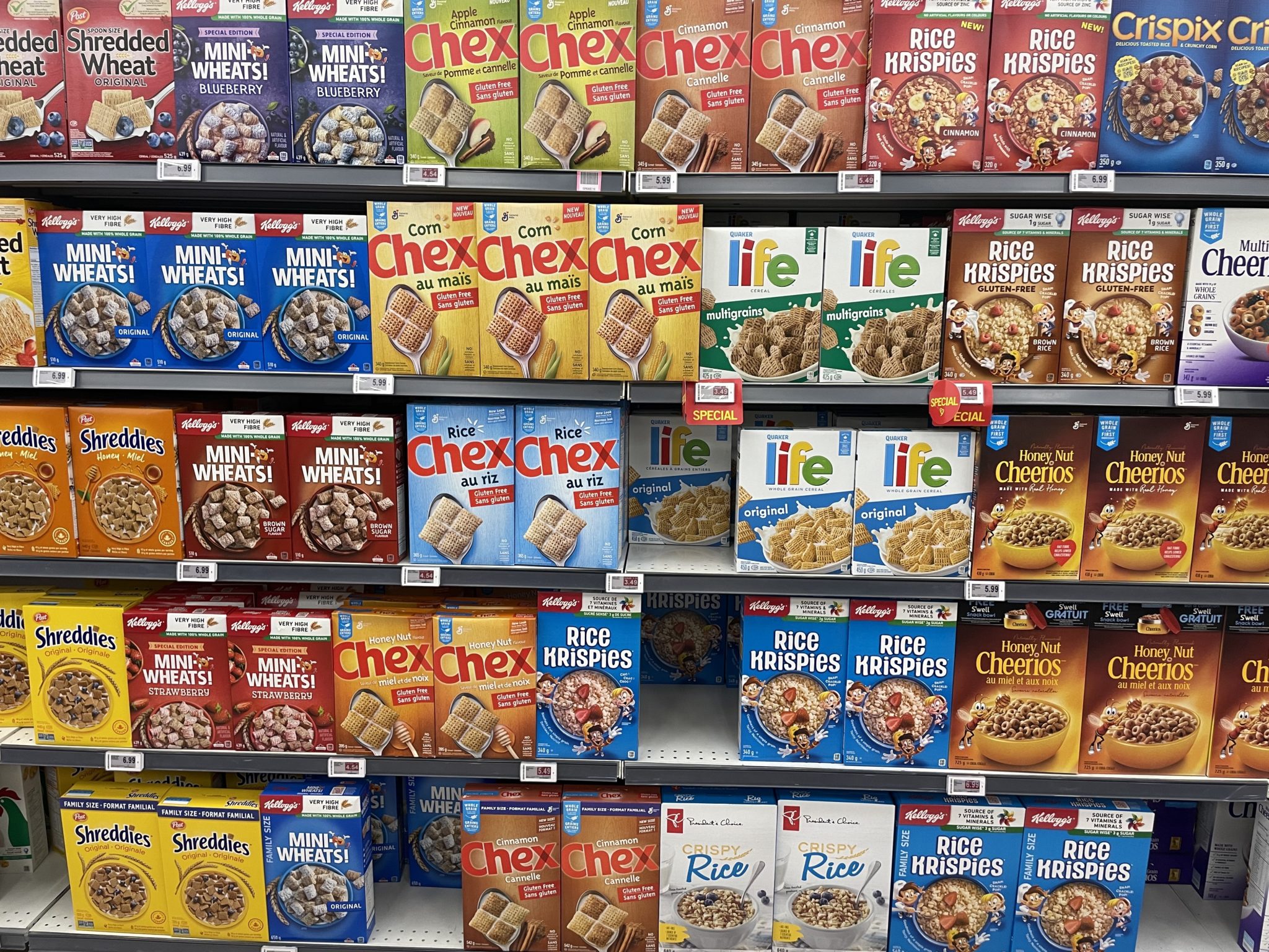 Cereal Nutrition Facts Comparison (2025)