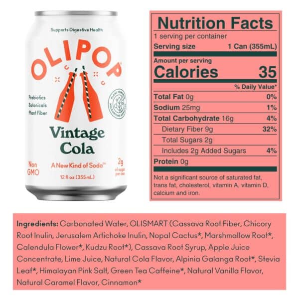 Is Olipop Healthy? Dietitian review of prebiotic soda